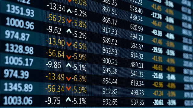 استوک فوتیج : تابلو بازار سهام 28818 A Digital Table Of Stock Market ...