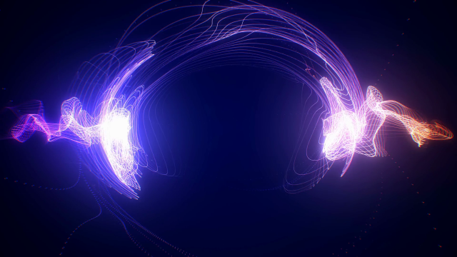 بک گراند موشن گرافیک لوگو سه بعدی 37848 Abstract Blue Red Futuristic Sci-fi Plasma Circular Form ...